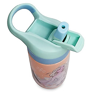 Disney Frozen Stainless Steel Water Bottle with Built-In Straw