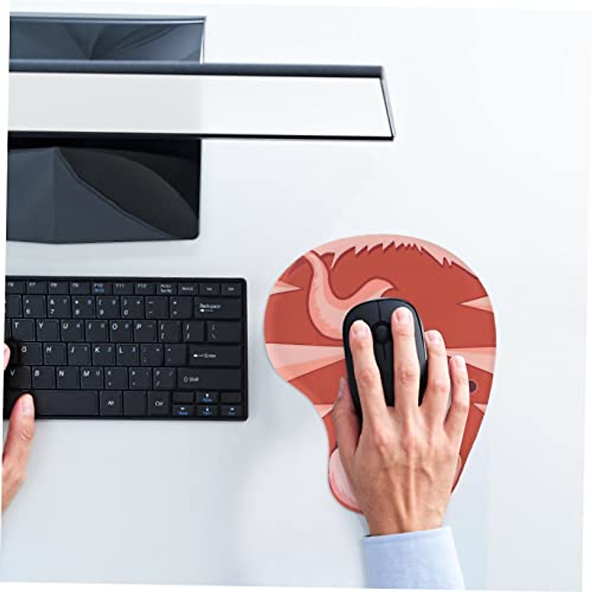 Ciieeo 1pc Wrist Mouse Pad Anti- Slip Pad Pads Computer Pads Gel Wrist Rest for Keyboard Silicone Table Mats Mouse Pad for Laptop Mouse Mat Mouse Pad with Wrist Support Lovely Mouse Pads