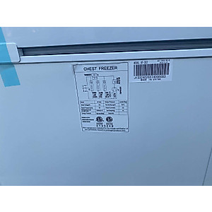 Commercial Freezer Chest freezer 10 Cuft NSF Restaurant 44" White Stand Alone Solid Flat Top w/Storage Baskets XF-302