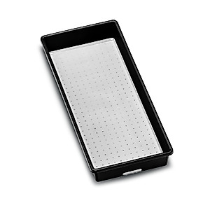 madesmart Classic 15.5" x 6.6" Bin - Granite | CLASSIC COLLECTION | Multi-Purpose Storage Organizer | Soft-grip Lining and Non-slip Rubber Feet BPA-Free, Model Number: 29656