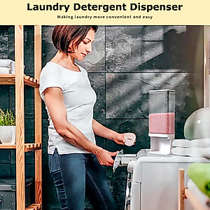 52.5 Oz Laundry Scent Beads Dispenser, Booster Beads Dispenser for Room Organization, Suitable for Salt, Dry Food, Rice &Washing Powder