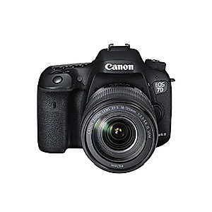 Canon EOS 7D Mark II Digital SLR Camera with EF-S 18-135mm is USM Lens Wi-Fi Adapter Kit (Renewed)