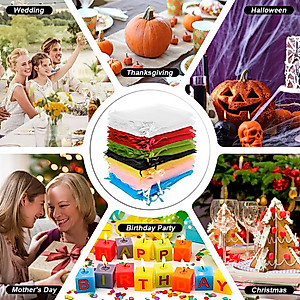 Organza Bags, Sheer Organza Bags 5 x 7 Inch 50 pcs Mesh Bags Drawstring Sachet Bag Drawstring Bags Small Jewelry Bags Candy Bags Mesh Gift Bags for Birthday Wedding Party Supply Halloween Christmas