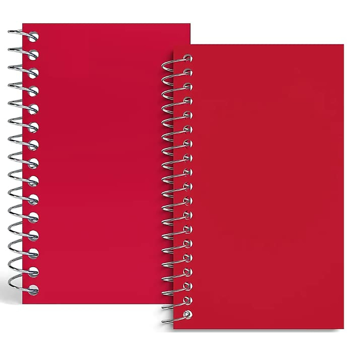 1InTheOffice Wirebound Spiral Memo Books, Memo Pads, 3" x 5", College Ruled, Small Notepad 3x5, Assorted, 75 Sheets/Pad, 10 Pads/Pack