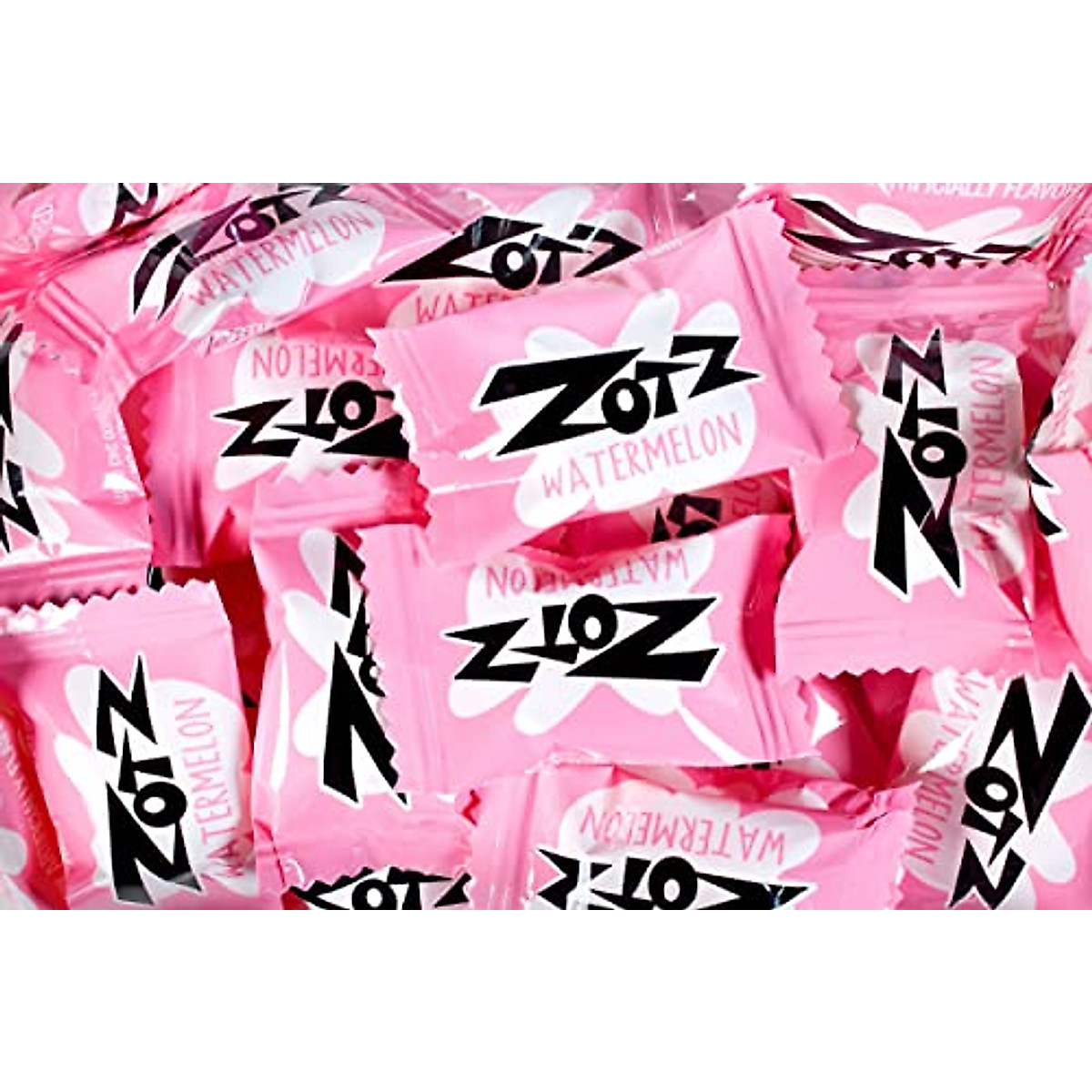 Zotz Fizz Power Candy Watermelon - Fruit Flavored Hard Candy with a Fizzy Center | 230g Bag, Single Pack | Gluten-Free