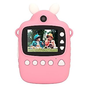 Kids Digital Camera, Print Camera for Kids, High Definition Screen with Printing Paper for Outdoor Play