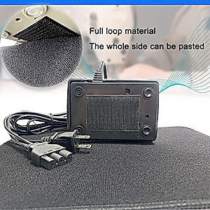 Sewing Machine Foot Pedal Non Slip Pad, with 3 Panda Embroidery, Sewing Machine Pedal Mat, Extra Large and Thicker Make Sure it Stays in Place