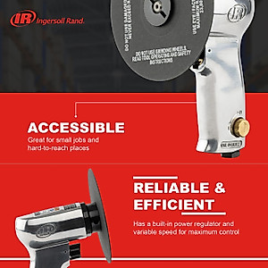 Ingersoll Rand 317-B - 3" and 5" Sander, Fiber Pad, 18000 RPM, 0.45 HP, Chrome