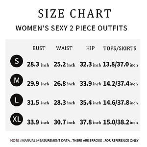 EOJN Women's Sexy 2 Piece Outfits Dress Set Long Sleeve Crop Sweater Top,Ribbed Knitted Midi Bodycon Skirt Set