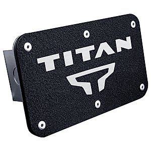 Au-TOMOTIVE GOLD Logo Class III Trailer Hitch Plug for Nissan Titan (Matte Black)