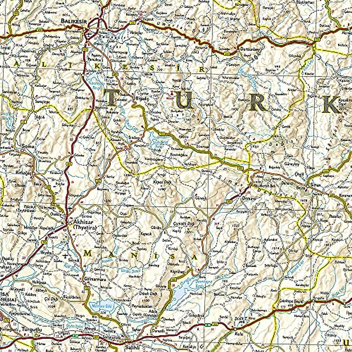 Türkiye (Turkey): Mediterranean Coast Map (National Geographic Adventure Map, 3019)