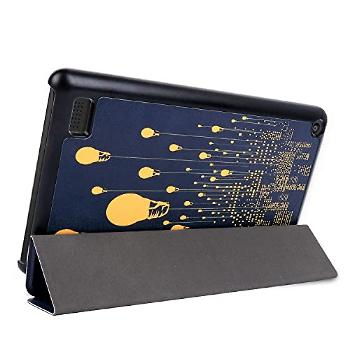 Maomi for Amazon Kindle Fire 7 case 2019/2017 Release 9th/7th Generation - PU Leather Cover with Auto Wake/Sleep (City Night)