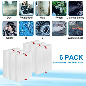 HPA300 Replacement HEPA Filter R for Honeywell HPA300 Series Air Purifiers HPA300, HPA300VP, HPA304, HPA3300, HPA5300 & HPA8350, Replace HRF-R3 (9 HEPA)