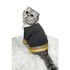 brehiay Cats Spy x Family Cosplay Funny Pet Clothes Anya Forger Costume Shirt for Cats Pets Halloween Costume