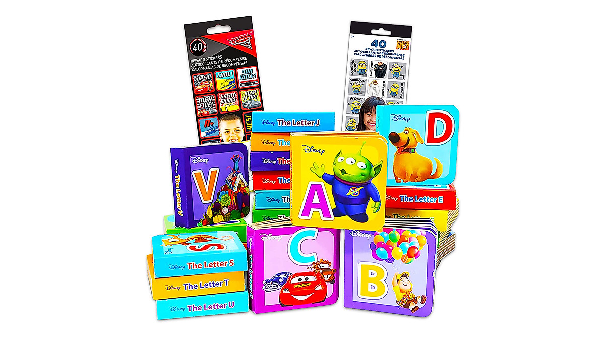 Disney Alphabet Story Book Collection Bundle Disney Board Book Set ~ 24 ...