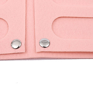 TFCFL Hair Bows Holder for Girls, Hair Clips Storage Hanger with 16 Ribbons Hair Bow Organizer Hair Accessories Wall Hanging for Girl Room, Baby Nursery Decors