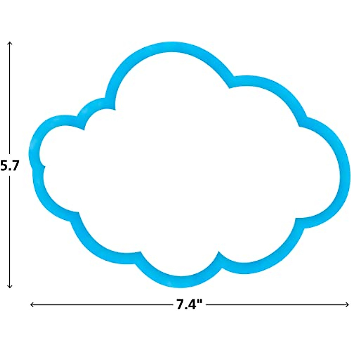 Teacher Created Resources Clouds Accents (5045), Blue/White