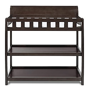 Delta Children Bentley Changing Table with Changing Pad, Greenguard Gold Certified, Chocolate