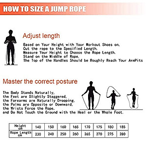 Redify 2 Pack Adjustable Jump Rope for Workout, Fitness Jump Rope for Men Women and Kids, Speed Jumping Rope for Exercise