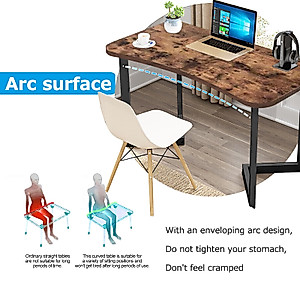 HDHNBA Computer Desk Home Office Writing Study Desk, Modern Simple Style Laptop Table Office Desk