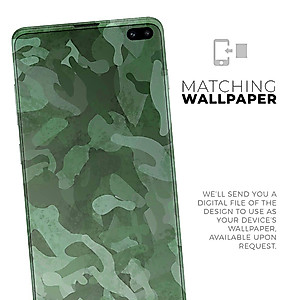DesignSkinz Desert Green Camouflage V2 Protective Vinyl Decal Wrap Skin Cover Compatible with The Samsung Galaxy S20 (Screen Trim & Back Glass Skin)