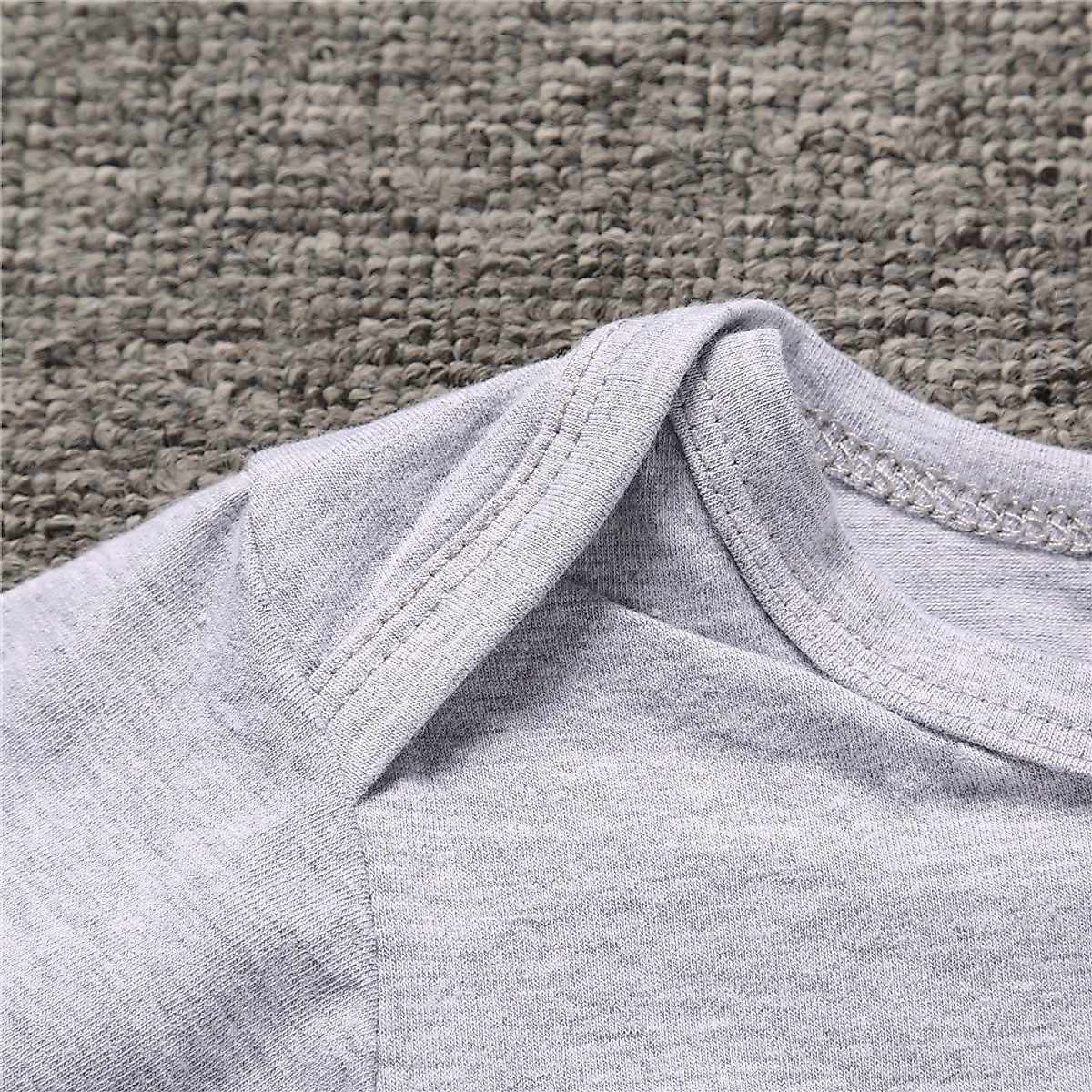 PAUBOLI Fake Tattoo Sleeve Shirt Bodysuit for Baby boy 3-24 Months Gray Black (6-12 Month, Gray)