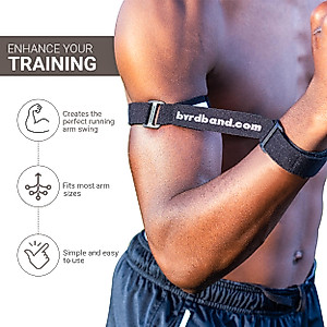 byrdband Track and Field Speed Gear Pack - All Sports Speed and Agility Training Resistance Bands for Ideal Arm Swing Trainer and Stride Frequency