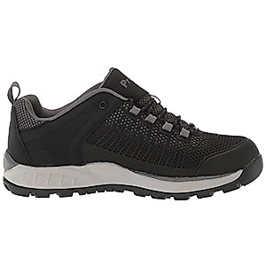 Propét Mens Vestrio Hiking Shoe, Black/Grey, 9 XX-Wide US
