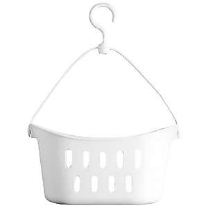 iplusmile Shower Caddy Hanging Hanging Plastic Storage Basket Shower Caddy Basket Laundry Organizer Container Trolley Basket for Organizing Bathroom Kitchen Dorm Room Shower Caddy Portable