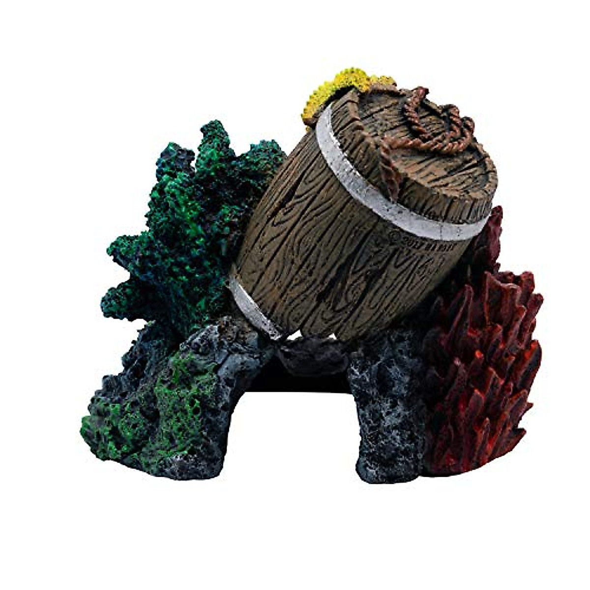 GloFish® Aquarium Décor, Barrels Decoration for Fish Tanks, Multiple