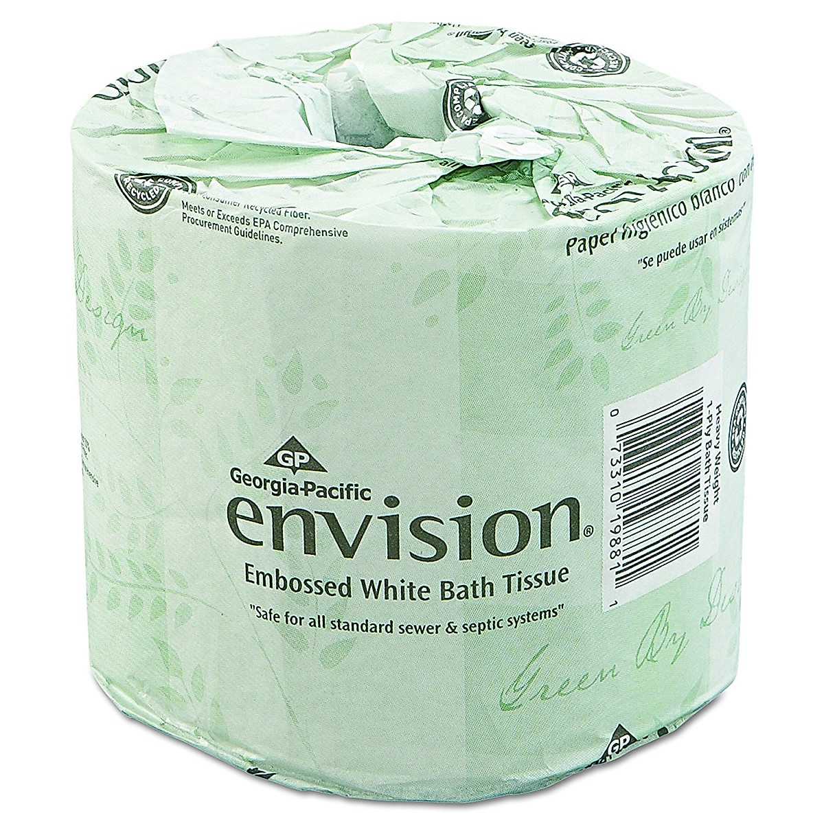 Georgia-Pacific Professional Envision 19880/01 Toilet Paper, Embossed, 550 Sheets Per Roll (240-ROLLS)