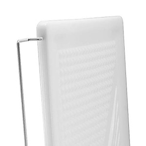 Vance Industries 12 X 13 inch Over the Sink Poly Cutting Board with Adjustable Wire Handles | White