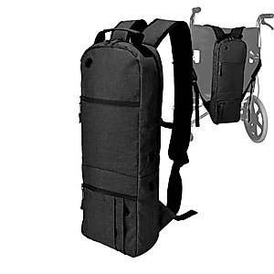 Healvaluefit Oxygen Tank Backpack O2 Cylinder Carrying Holder Bag for Tank D/M-15, JD/M-22 (Black)
