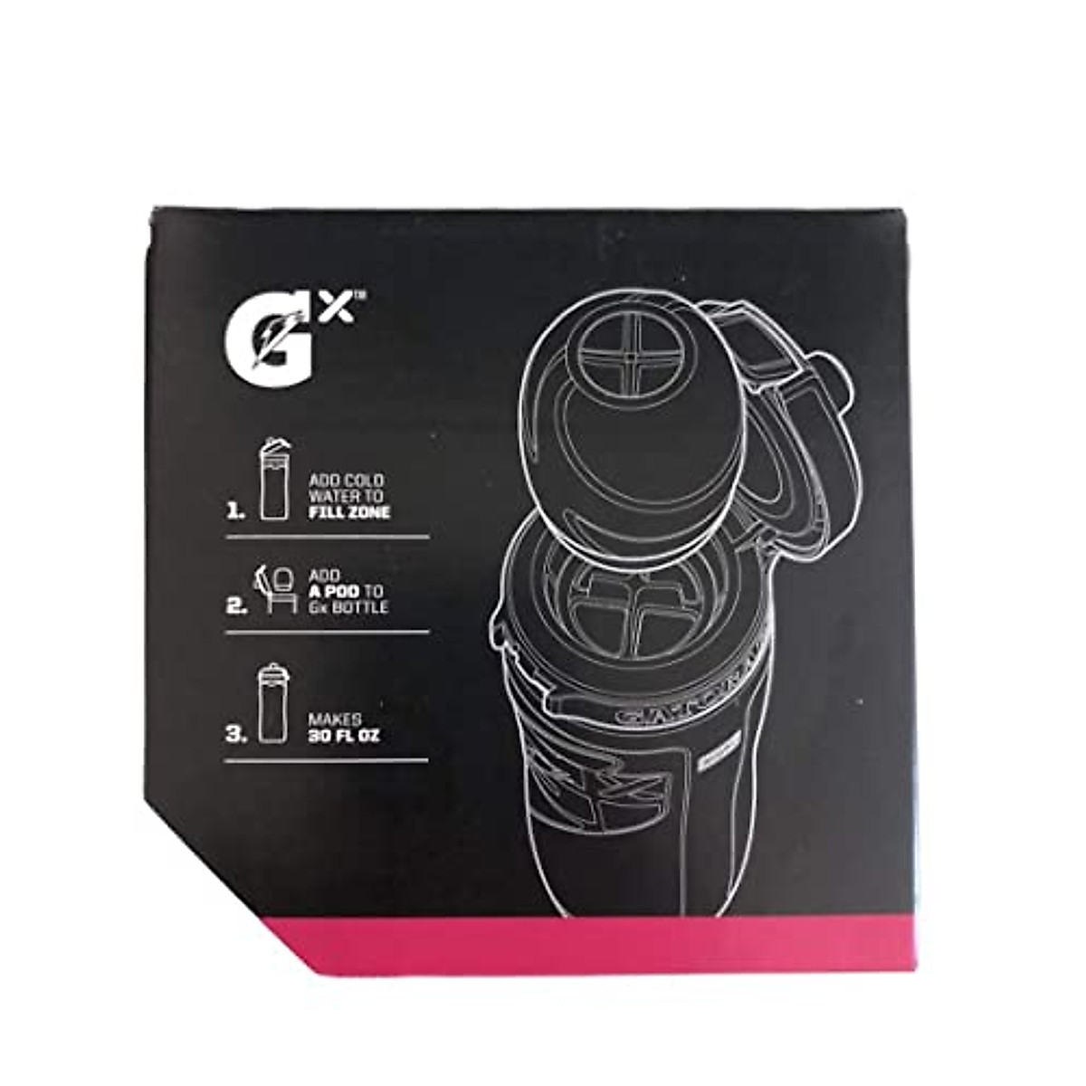 Gatorade GX Pods, Strawberry Raspberry, 3.25oz Pods (16 Pack), One Size