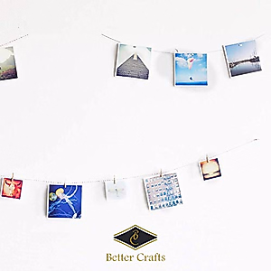 Natural Wood Mini Clothespins for Crafts or Interior Decorating. Cute Clothes Pins in Bulk (500, 1 Inch)