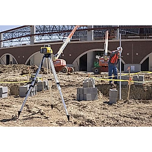 Spectra Precision LL300N-3 Laser Level, Self Leveling Kit with HL450 Receiver, Clamp, 4.7 Meter Grade Rod / Metric and Tripod , Black