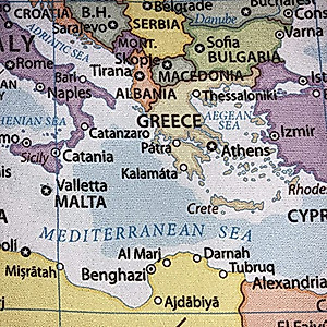 Large World Map Tapestry Wall Hanging Tapestry World Map For Kids Educational Tapestry With Country Flags World Map for Classroom Decor Kids Room Home Traveling Geography Students 60x80 In