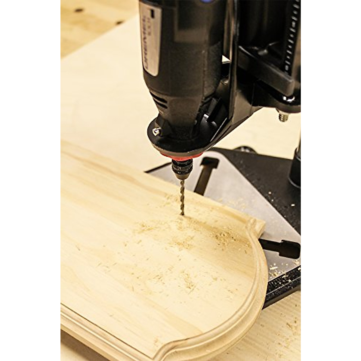 Milescraft 1097 ToolStand - Variable Speed Drill Press Stand (compatible with Dremel). Rotary Tool Not Included