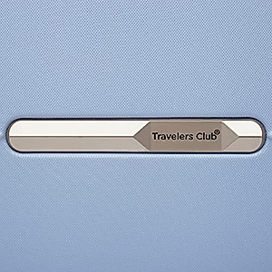 Travelers Club Richmond Spinner Luggage, Blue, Carry-On 20-Inch