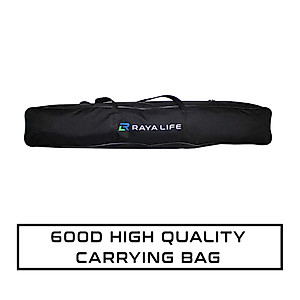 RayaLife Portable Pickleball Net & Badminton Net 2 in 1-22ft Width Standard Pickleball Net Size- Indoor & Outdoor Multi-Sport Pickleball Net – Weatherproof, Durable, Easy Assembly