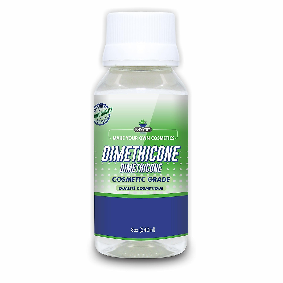 Myoc Pure Dimethicone (240ml) No Adulterants |used For Hair, Lips, Body And Skin Conditioning Products| Dimethicone Moisturizer| Cosmetic Grade