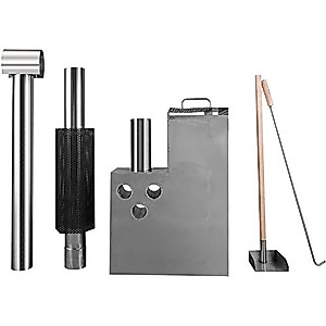 Canadian Redwood Cedar 5' Outdoor Wood-Fired Hot Tub Sauna Spa Bathtub Tub, with Paddle