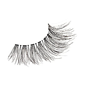 KISS Ever EZ Lashes Double Pack No. 05, Reusable Natural Eyelash Starter Kit, Includes Easy-Angle Applicator and 2 Pairs Human Hair False Eyelashes