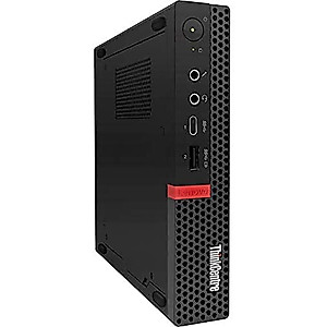Lenovo ThinkCentre M720q 10T700CNUS Desktop Computer - Core i5 i5-9400T - 8 GB RAM - 256 GB SSD - Tiny - Black - Windows 10 Pro 64-bit - Intel UHD Graphics 630 - English Keyboard - Wireless LAN - Blue