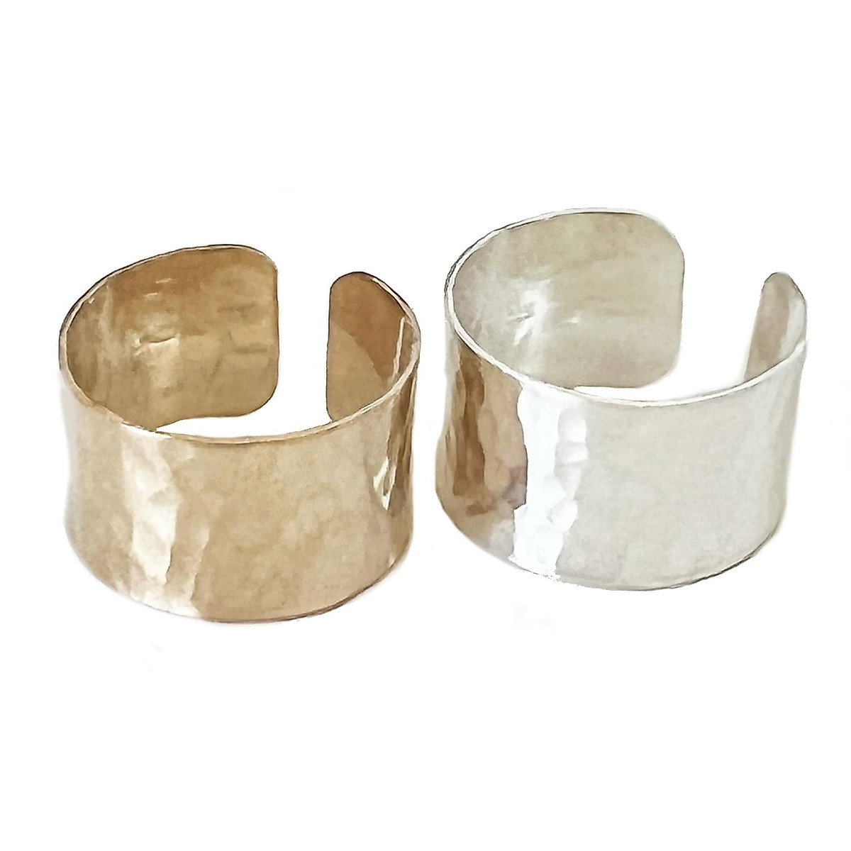 TOE RINGS & THINGS | Super Wide Band Toe Ring in Sterling or Gold Fill | Adjustable 10mm | Unisex (Sterling Silver)