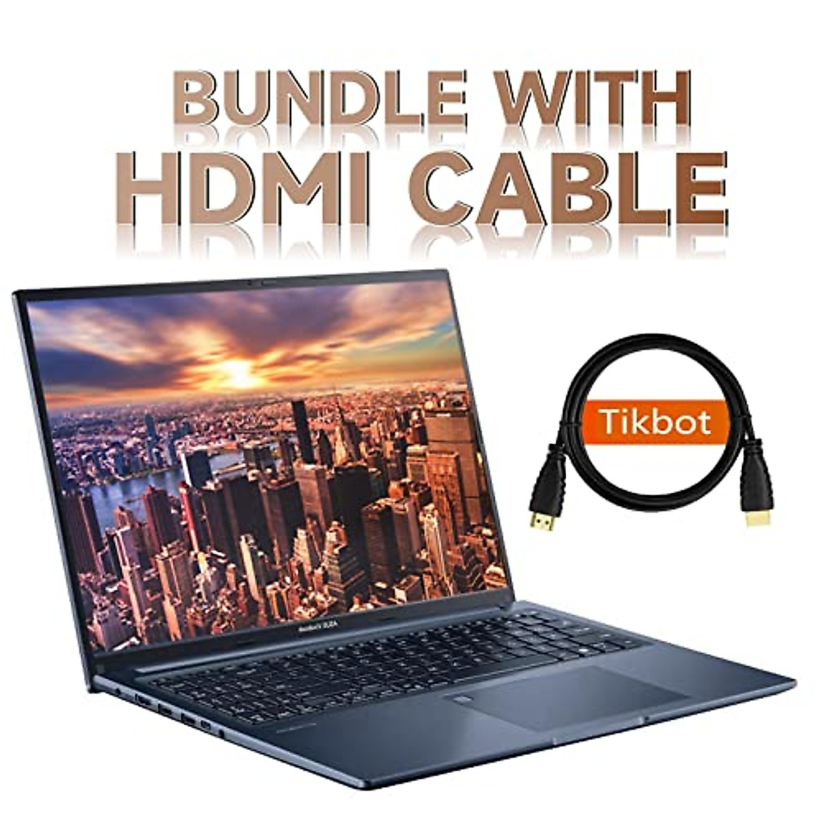 ASUS Vivobook 16X 16 WUXGA 16:10 Slim Laptop AMD Ryzen 5 5600H AMD Radeon Graphics USB Type-C Wi-Fi6 Bluetooth5.0 Backlit KB Fingerprint Reader Windows Hello Win11 w/HDMI(40GB RAM | 2TB SSD)