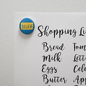 Ted Lasso Believe Kitchen Refrigerator Locker Button Magnet