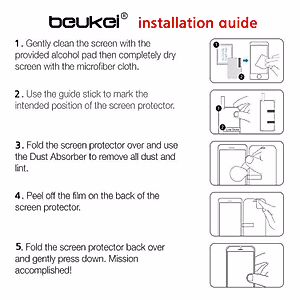 beukei (3 Pack) Compatible for SCHOK VOLT SV55 Screen Protector Tempered Glass, Touch Sensitive,Case Friendly, 9H Hardness，Screen Protector for Schok Volt SV55 SV55216