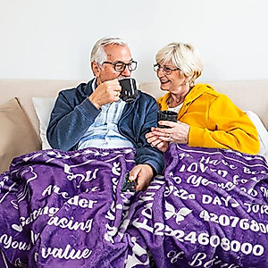 90th Birthday Gifts for Men, 90th Birthday Decorations Blanket for Men, Best 90th Birthday Gifts Ideas for Dad Grandpa Uncle, Soft Flannel Throw Blanket 90th Birthday Gifts for Her