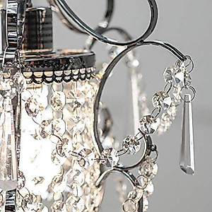 Whse of Tiffany RL4025 Jess Crystal Chandelier, 1 11" x 15", Chrome